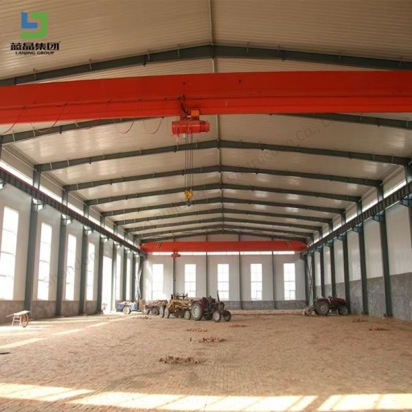 Quality Easy Build Light Structure Prefab Green Warehouse Sheds Prefab Warehouse for sale