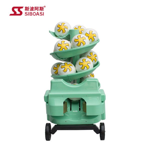 Quality DC 12V 150W Automatic Football Thrower Machine With Random Function for sale