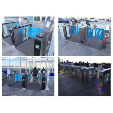 Quality AC / DC Security Turnstile Gate With RFID Fingerprint Facial Recognition Access for sale