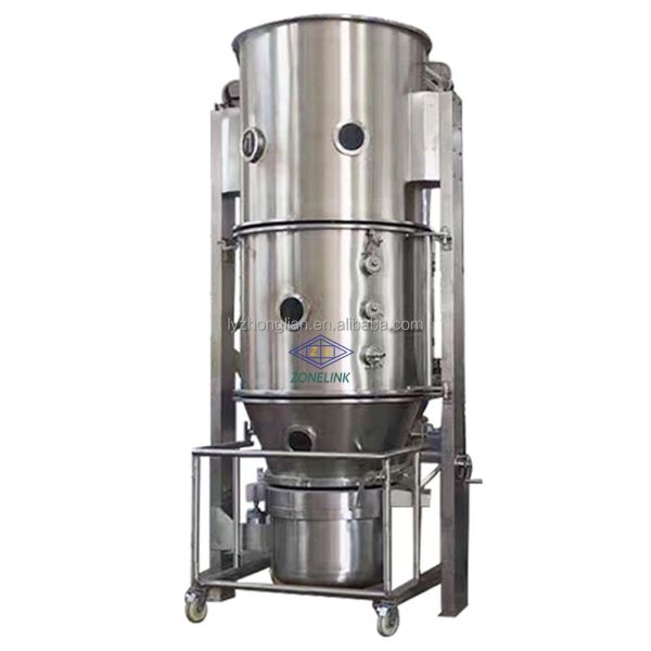 Quality Fluidized Bed Spray Dryer Machine Granulation Fluid Dipping Powder Circulating for sale