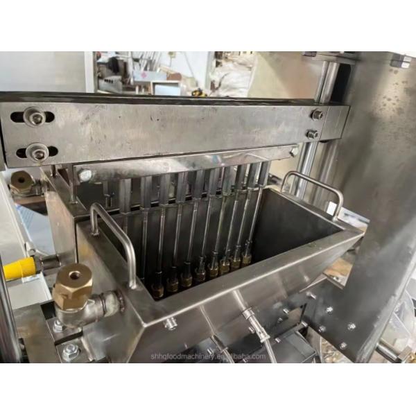 Quality 1500W Cake Soft Hard Gel Toffee Candy Pouring Machine with Semi-automatic for sale