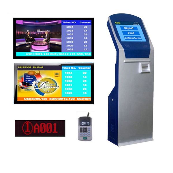 Quality Hospital Queue Management System Plus LCD Screen For Display Central Token Number Display Along With Advertising And Multimedia Information for sale