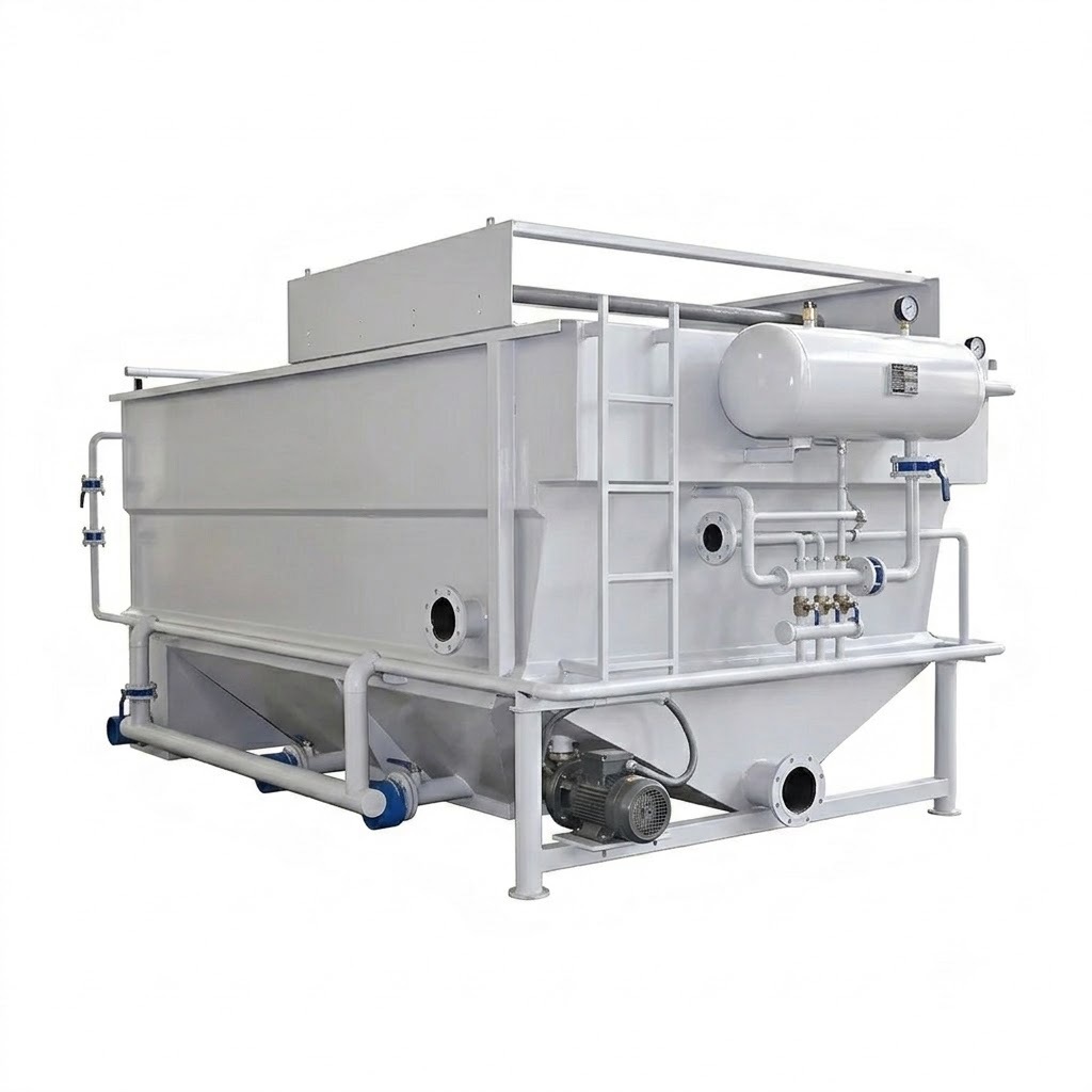 Quality DAF Dissolved Air Flotation Clarifier System Marine 316L 2-150 m3/h for South America Seawater RO Feed Water Treatment for sale