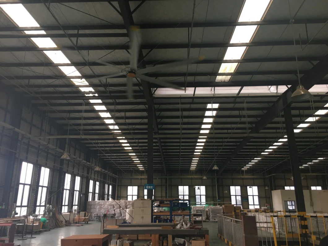 1.5kw Industrial Large Hvls Ceiling Fan Exhaust Fan and Ventilation Fan