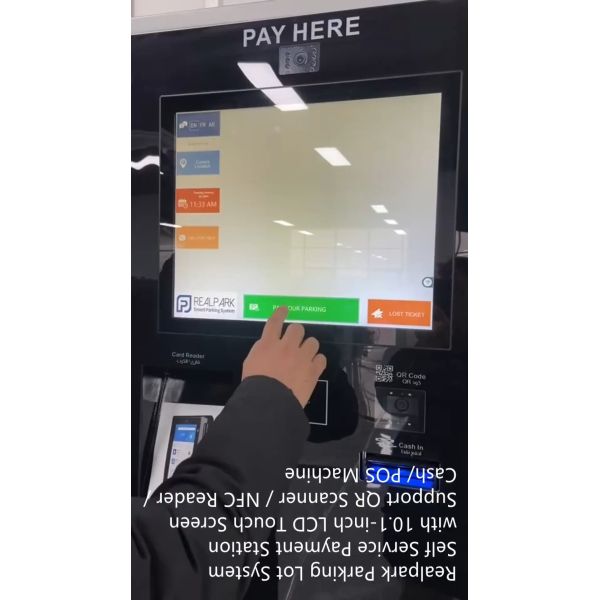 Quality Cash Parking Payment Machine ATM IP54 Parking Lot Pay Machines for sale