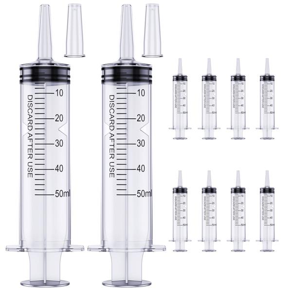 Quality 50ml Liquid Pet Measuring Disposable Plastic Syringe for sale