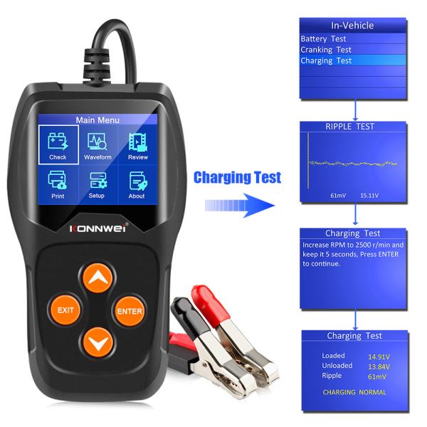 Quality Automotive 12 V Battery tester for cars Walmart Free software upgrade for sale