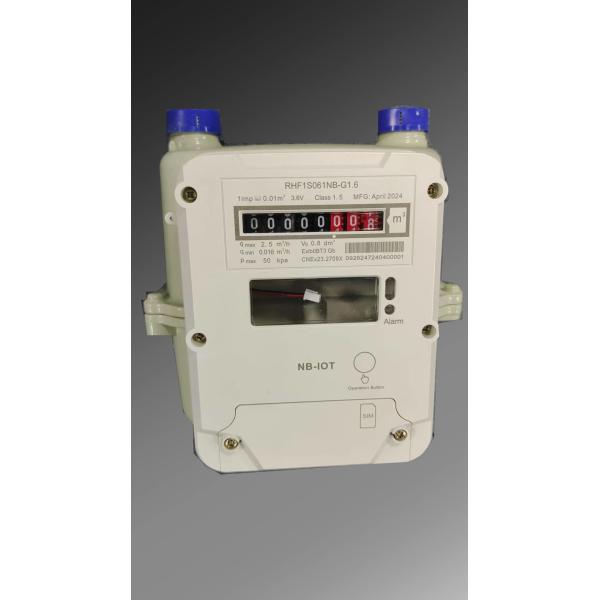 Quality Calin Prepaid Gas Meter LORA WAN Smart Gas Meter Prepaid Meter White Steel NB for sale