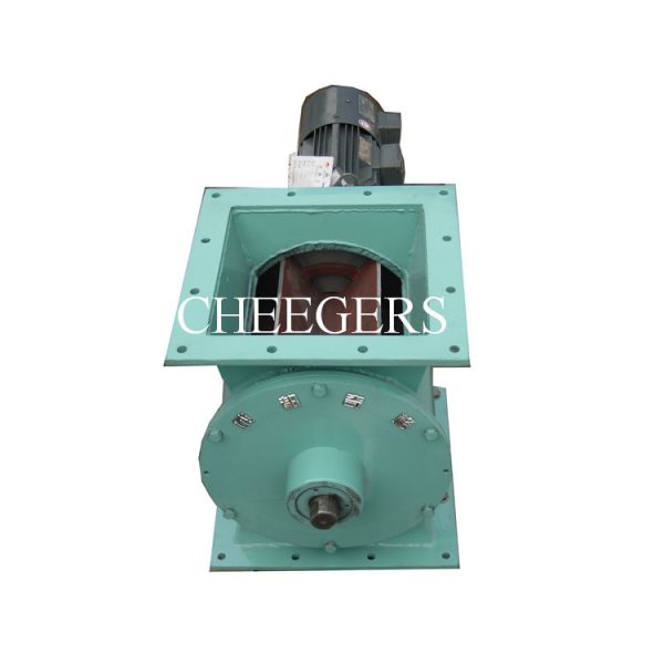 Quality SS400 Steel Rotary Feeder Valve Wood Pellet Timber 6 Inch for sale