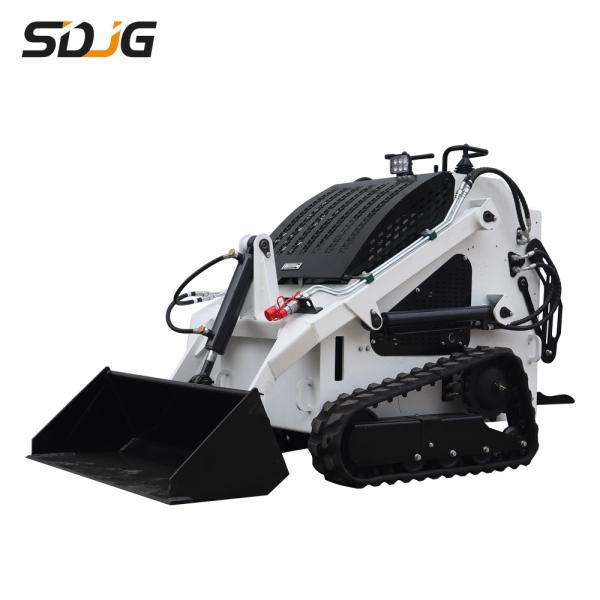 Quality Diesel Crawler Wheel Mini Skid Steer Loader Earthmoving 500kg 400kg for sale