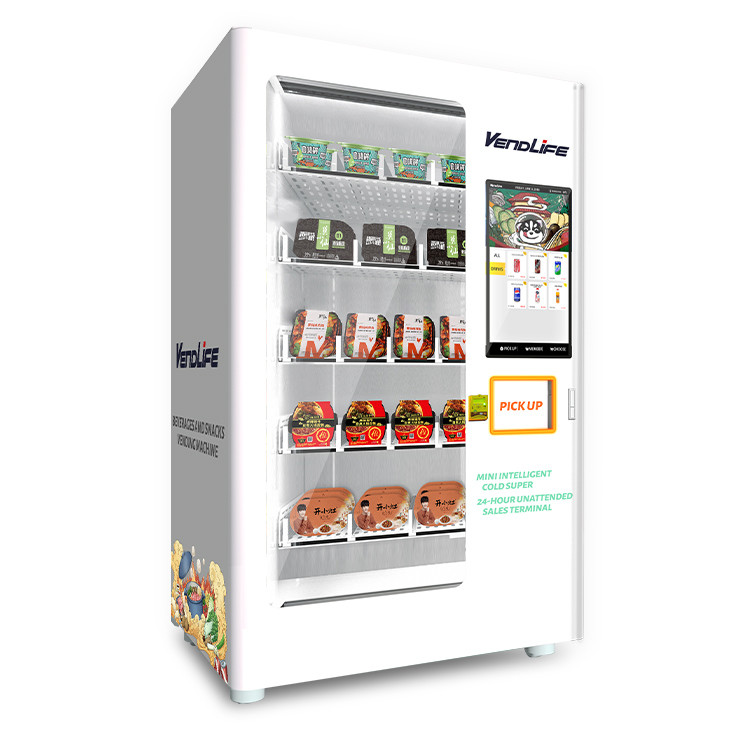 Quality Cup Cake Elevator Vending Machine ODM Available Toughened Glazed MDB System for sale