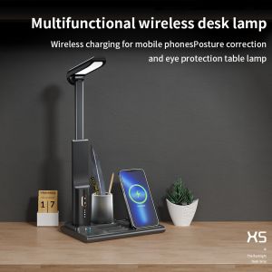 Quality Bedroom LED Night Light 5 In 1 Foldable Rechargeable Table Lamp 15W for sale
