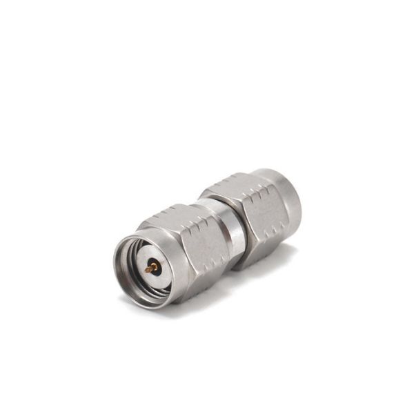 Quality 1.85mm male to 1.85mm male stainless steel RF Coaxial Adaptor for sale