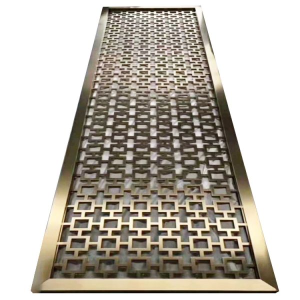Quality Laser Cut Metal Room Dividers Decorative Customized Metal Screen Partition for sale