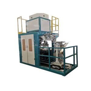 Quality 25 Kg Fully Automatic Rice Packing Machine with PLC Control for Granule Weighing for sale
