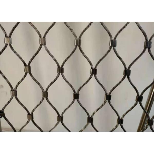 Quality 8m Antiwear Diamond Woven Wire Mesh OEM With Ribbon Buckle for sale