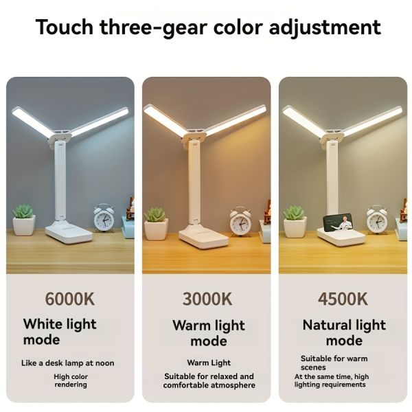 Quality Three-level Brightness Adjustment LED Table Lamp Providing Lighting Solution for for sale