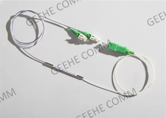 Quality 1× 2 Single Mode 30/70 Y Fiber Optic Cable Coupler for sale