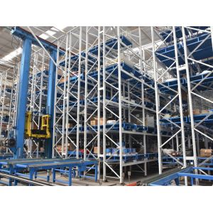 Quality Heavy Duty Steel Automated Storage Retrieval System ASRS Racks Grey for sale