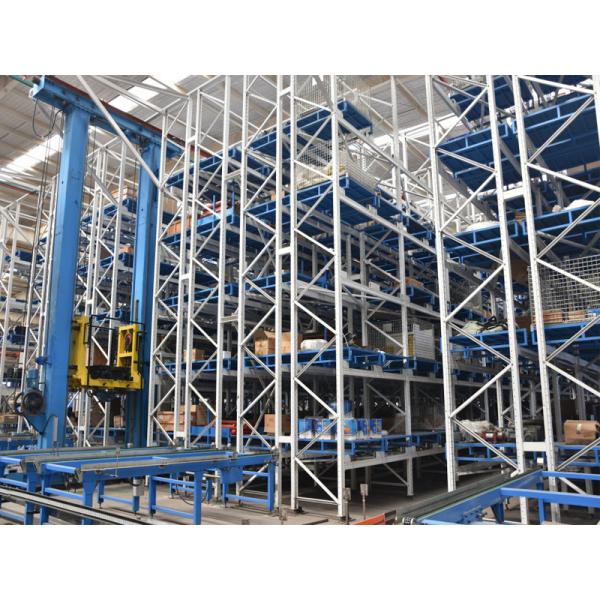 Quality Heavy Duty Steel Automated Storage Retrieval System ASRS Racks Grey for sale