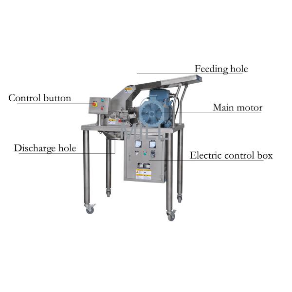 Quality Foodstuff Fitz Mill Moringa Leaves 4360rpm Powder Grinder Machine for sale
