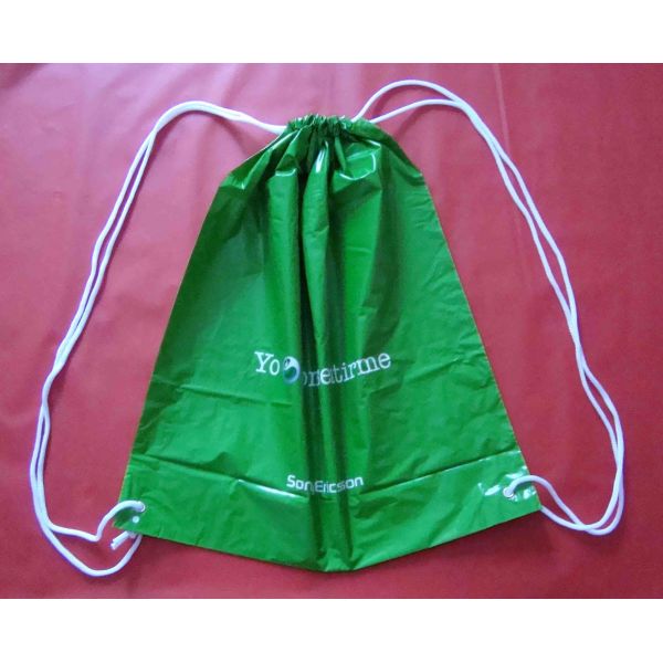 Quality Waterproof Drawstring Plastic Backpack Bag for sale