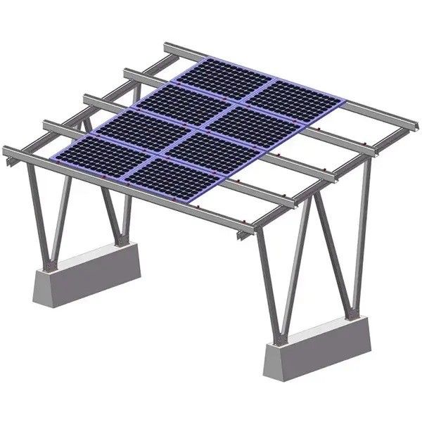 Quality Anodized Solar Panel Canopy Mounting Rack for Carport Solar Bracket Mounting for sale