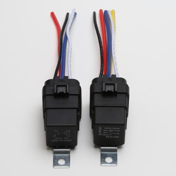 Quality 5 PIN SPDT JD2912 Car Relay 24V 12V 40A with Harness Sockets for Truck for sale
