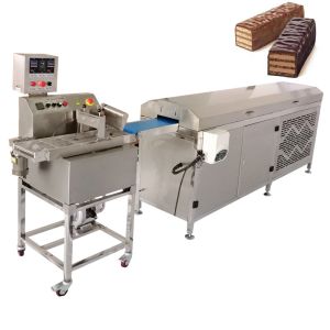Quality Small Chocolate Enrobing Machine Chocolate Enrober Machine 3.2m Tunnel for sale