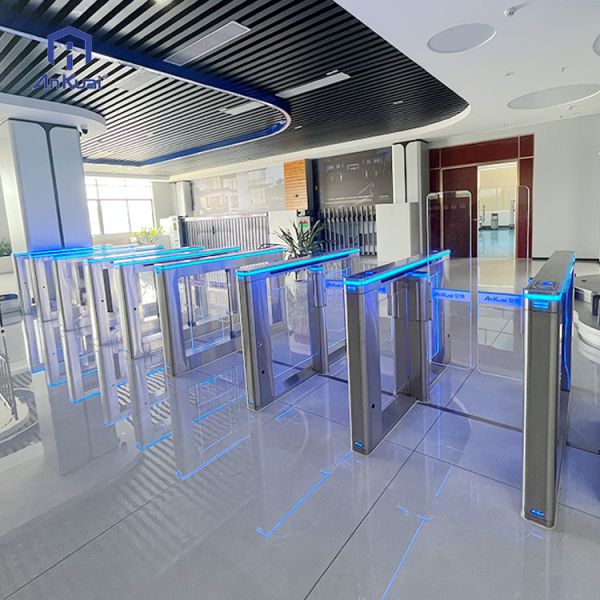 Quality Access Control Speed Gate Turnstile TTL232 Communication Interface for sale