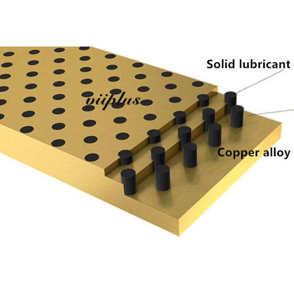 Quality Solid Bronze Self Lubricating Bearing | Graphite Slide Wear Plate for sale
