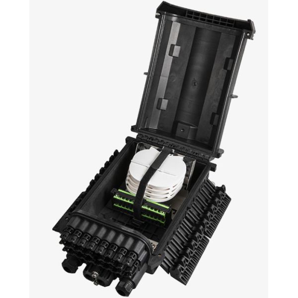 Quality 144 core Fiber Optic Distribution Box , Fiber Connection Box Wall Mountable 24F for sale
