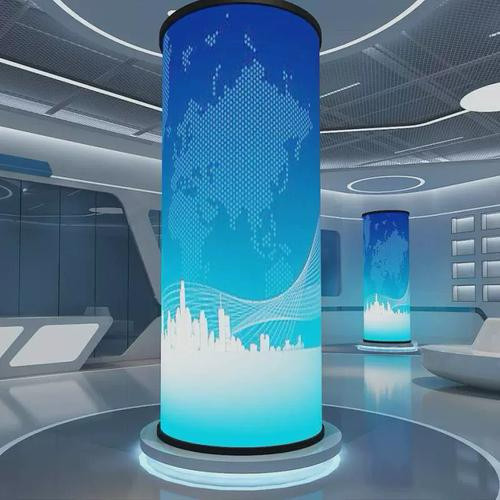 Quality P4 P2 Thin Flexible Led Screen 128*256MM For Office Building for sale