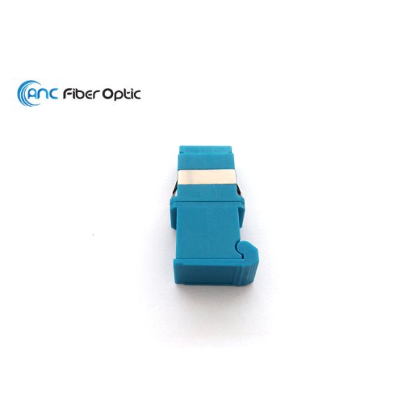 Quality PC Housing Fiber Optic Cable Adapter Flanged / Flangeless Simplex SC Side for sale