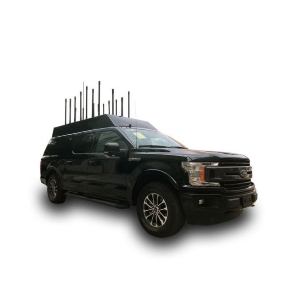 Quality Anti FPV System RF Amplifier 50MHz~6GHz SUV Mounted Drone Jammer Detection Strike for sale