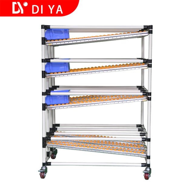 Quality Modular system Industrial Lean Pipe Racking System Shelf for sale