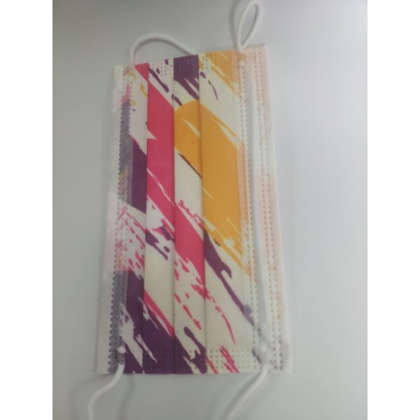 Quality 50pcs disposable mask, 3 layers with elastic earrings, 3 layers of safety dust mask, fancy soft mask for sale
