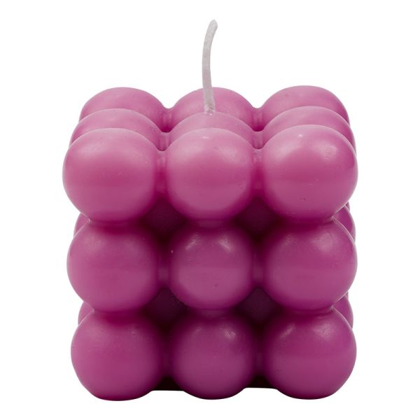 Quality Customized White Soy Rubix Cube Luxury Big Scented Bubble Candles for sale