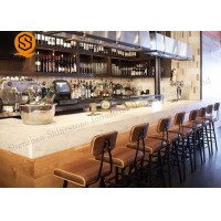 Quality Assorted Color Coffee Shop Bar Counter Wine Bar Reception Desk for sale