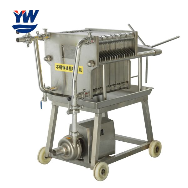 Quality Manual Stainless Steel Filter Press Capacity 4T/H Big Sludge Dewatering Press for sale