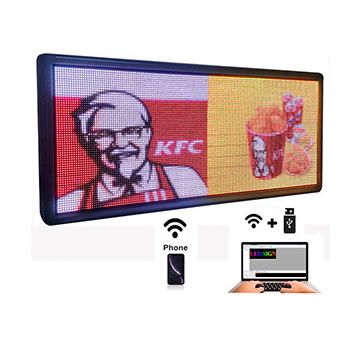 Quality IP20 Waterproof Programmable Scrolling LED Signs , 5mm LED Scrolling Message for sale