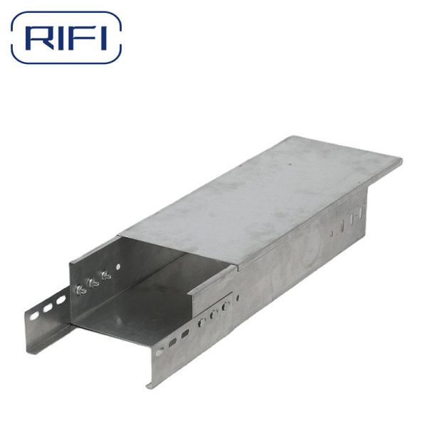 Quality Heavy Duty Electrical Cable Tray Solid Through Metal Cable Wiring System for sale