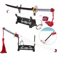 Quality Demon Slayer Kanroji Mitsuri 22CM Automatic Elasitc Moving Sword for sale
