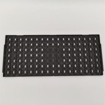 Quality 15.3x5.5MM Black MPPO Jedec Matrix Trays With 7X14 Compartments for BGA Packing for sale