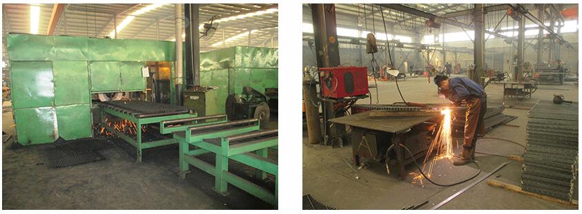 process of steel grating