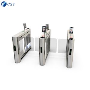 Quality Waist Height Metal Swing Barrier Gate 304 Innovative Anti Collision 221 for sale
