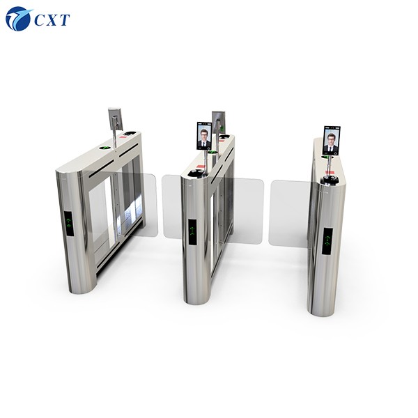 Quality Waist Height Metal Swing Barrier Gate 304 Innovative Anti Collision 221 for sale