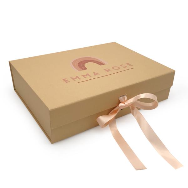 Quality Brown Foldable Packaging Box Small Cutomized For Face Cream for sale