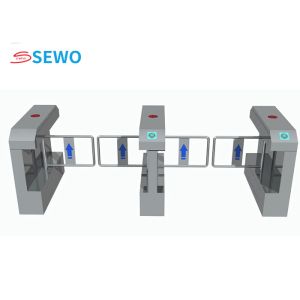 Quality 20-60 people/minute Train Station Turnstiles With Pedestrian RFID Access Control for sale