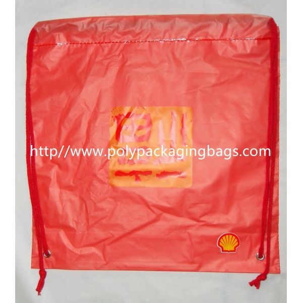 Quality Recyclable Plastic Backpack Sports Drawstring Bags For Hiking / Travel for sale
